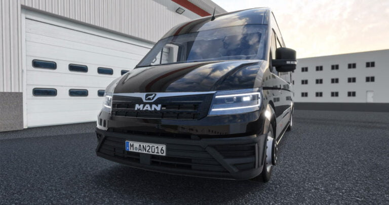 Introducing the MAN TGE panel van - Drive Real Truck Simulator